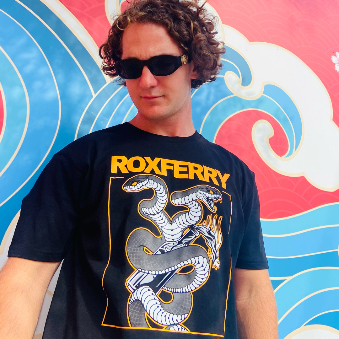 TWO HEADED SNAKE T-SHIRT – Roxferry Band